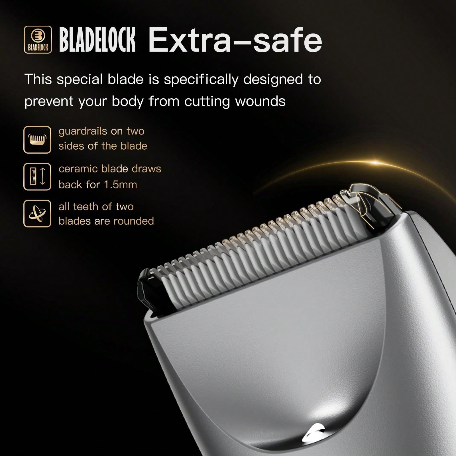 Professional Groin&Body Manscape Trimmer For Men, Electric Ball Shaver ...