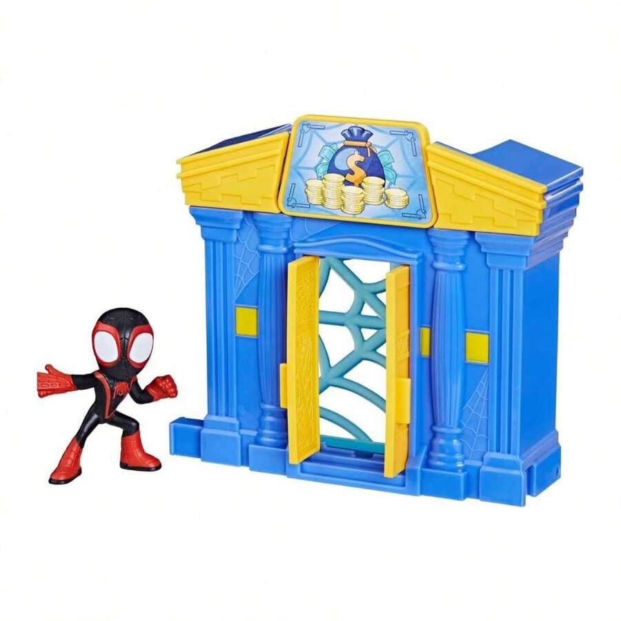 Marvel Spidey And His Amazing Friends City Blocks Bank Building Set ...