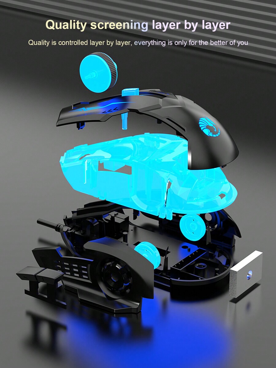 Black G702 Wired Gaming Mouse With Illumination, Ergonomic Design For ...