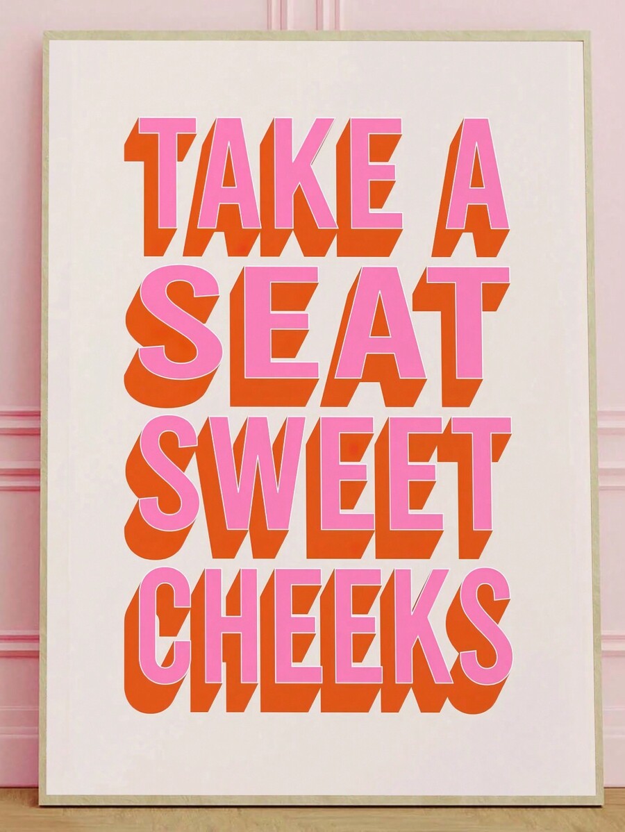 1pc Motivational Quote Wall Art Poster For Bedroom, Living Room, Study ...