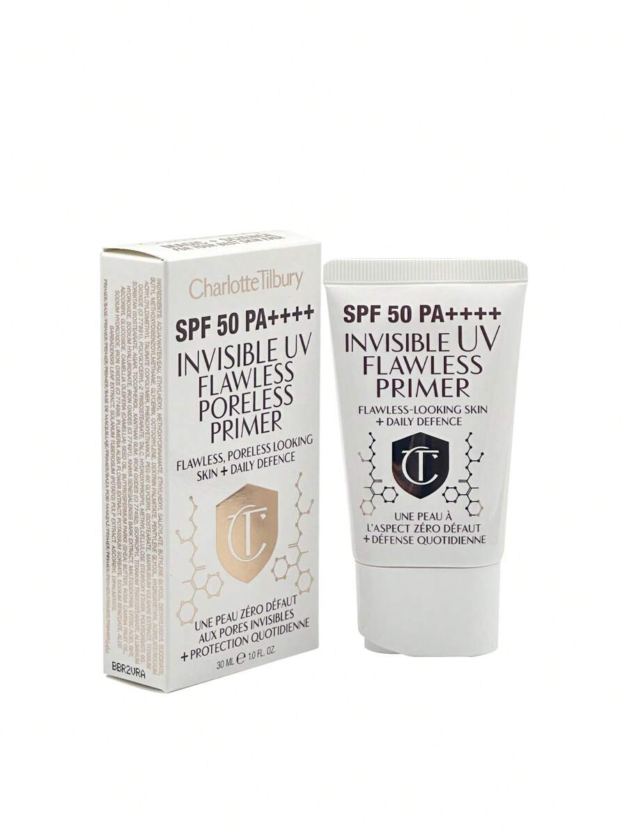 Charlotte Tilbury Invisible UV Flawless Primer SPF 50 - Shield, Hydrate ...