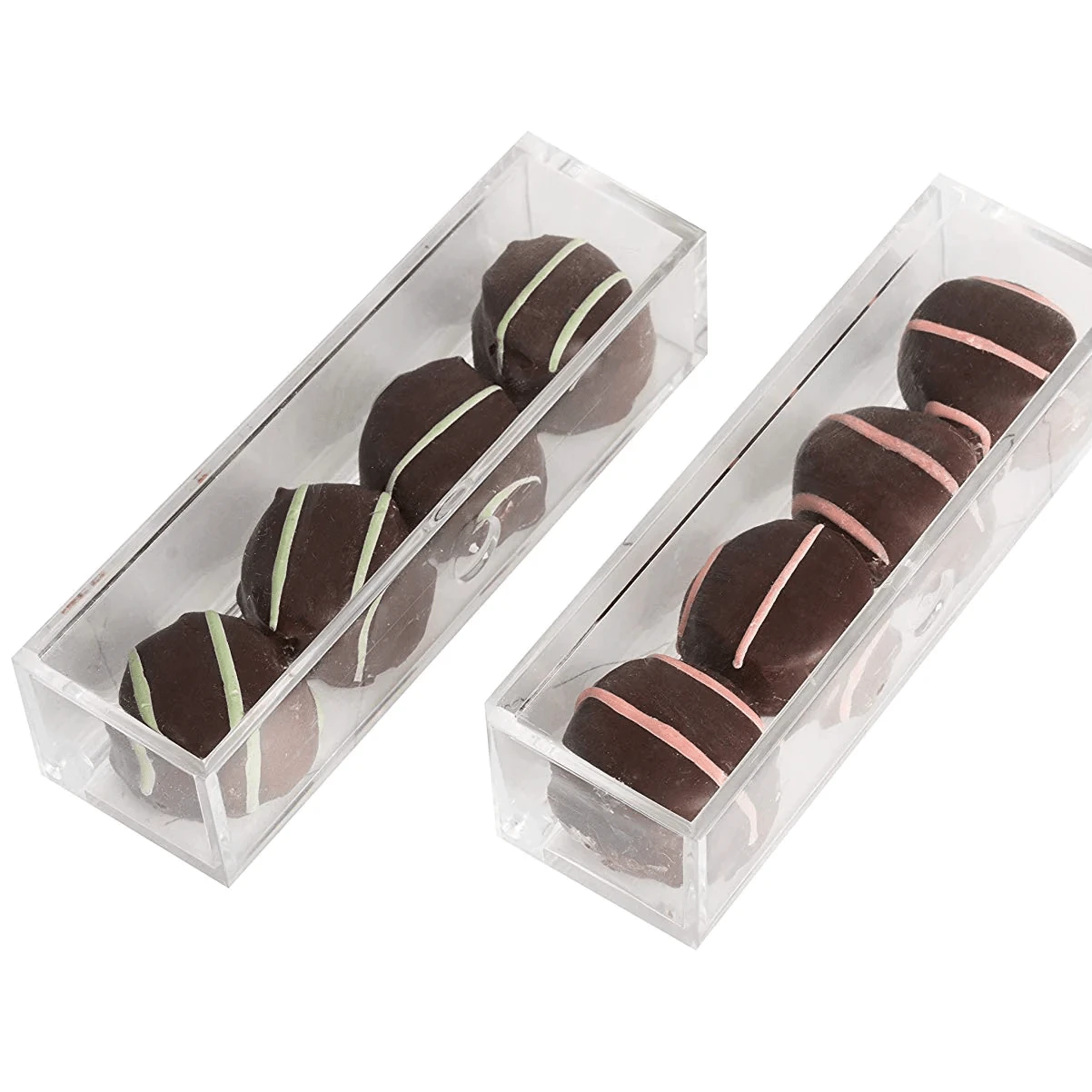 Clear Acrylic Boxes 4.72''X1.22''X1.38'' 6 Pack | SHEIN USA