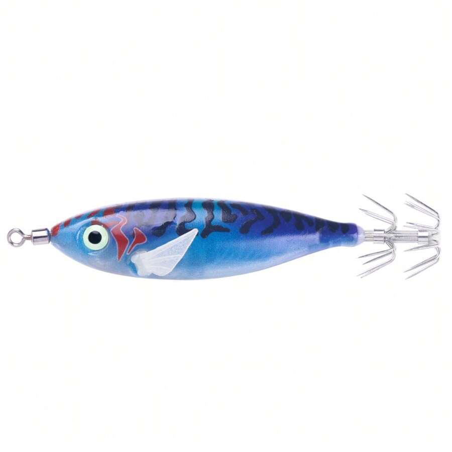 HENGJIA HENGJIA 1pc Luminous Wing Plastic Shrimp Lure 8cm 6g Squid Hook ...