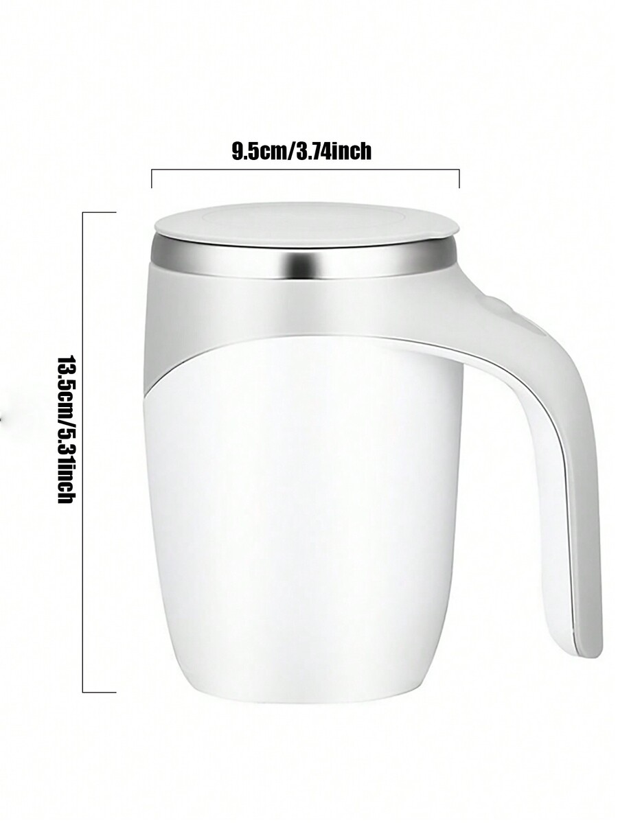 1pc Battery-Powered 400ml Lazy Coffee Cup, Home 304 Stainless Steel ...