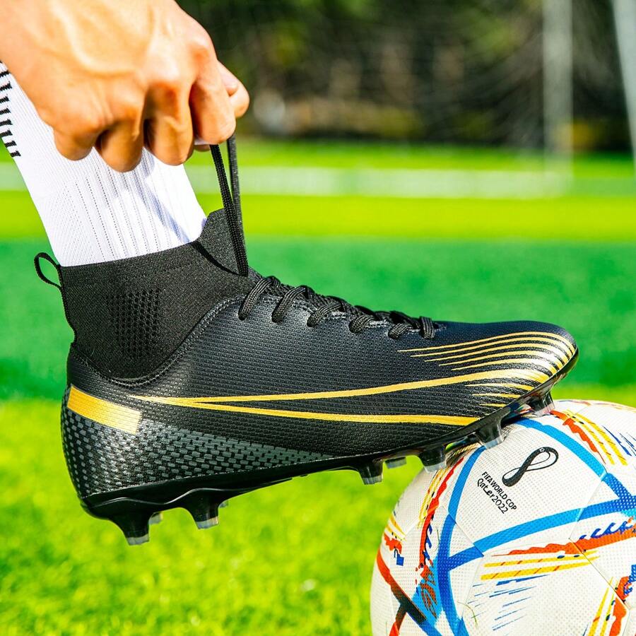 Men Footbal Cleats Women Firm Ground Football Boots Soccer Shoes ...