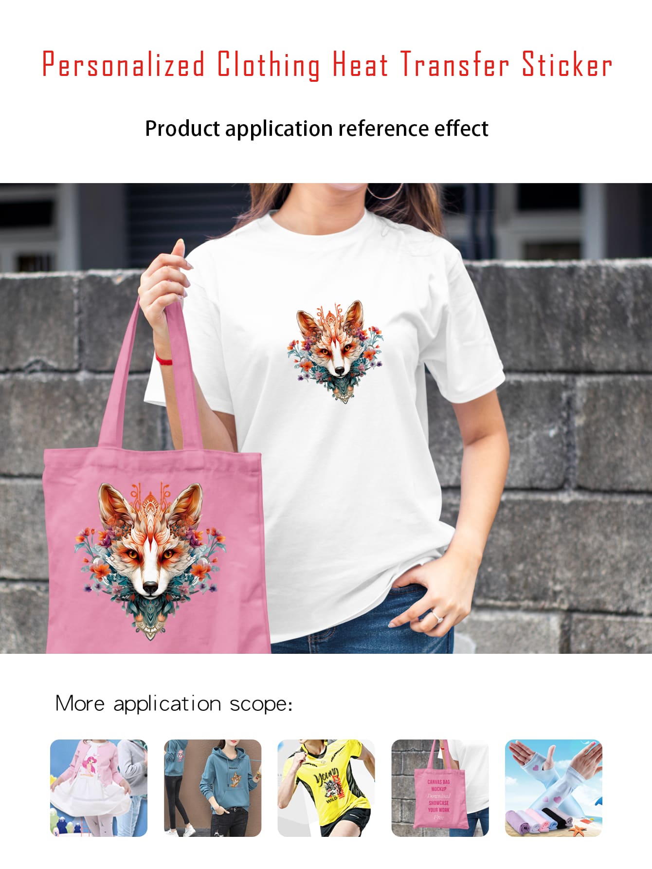 1 Stück Jade Faced Fox & 1 Großes Und 2 Kleine Bild Diy ...