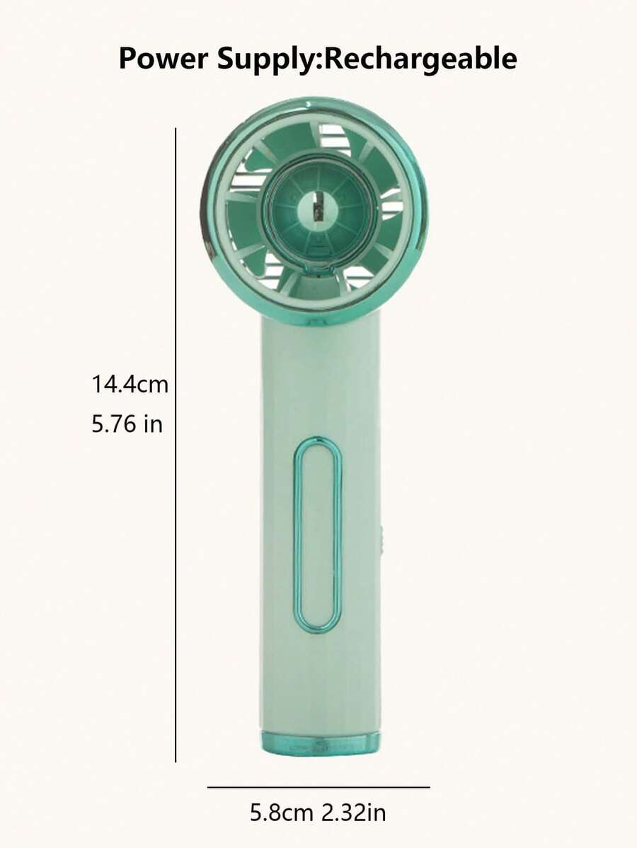 Summer Simple Portable Turbine Usb Rechargeable Handheld Desktop Fan ...