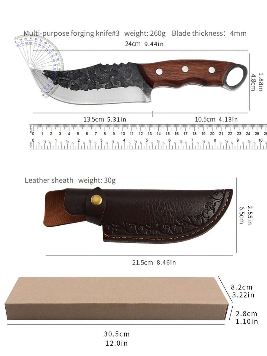 Stainless Steel Outdoor Knife For Fruits, Forged Small Fish Knife For ...