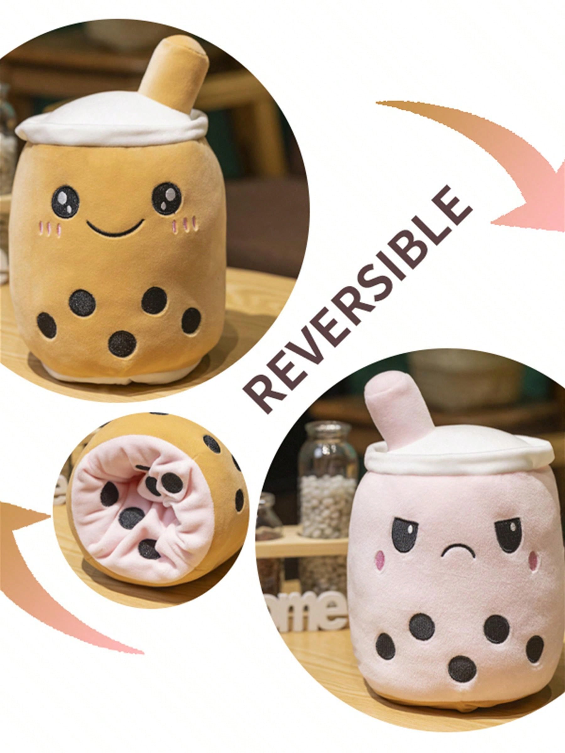 Cute Boba Milk Tea Plush Toy, Soft Stuffed Latte Americano Flavor ...