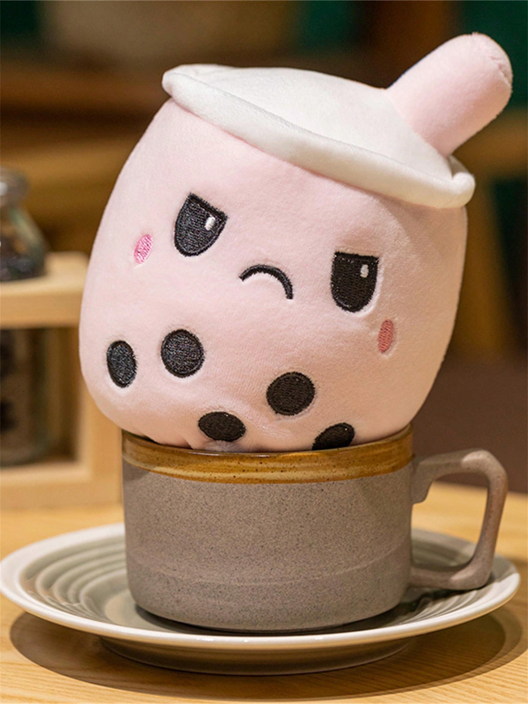 Cute Boba Milk Tea Plush Toy, Soft Stuffed Latte Americano Flavor ...