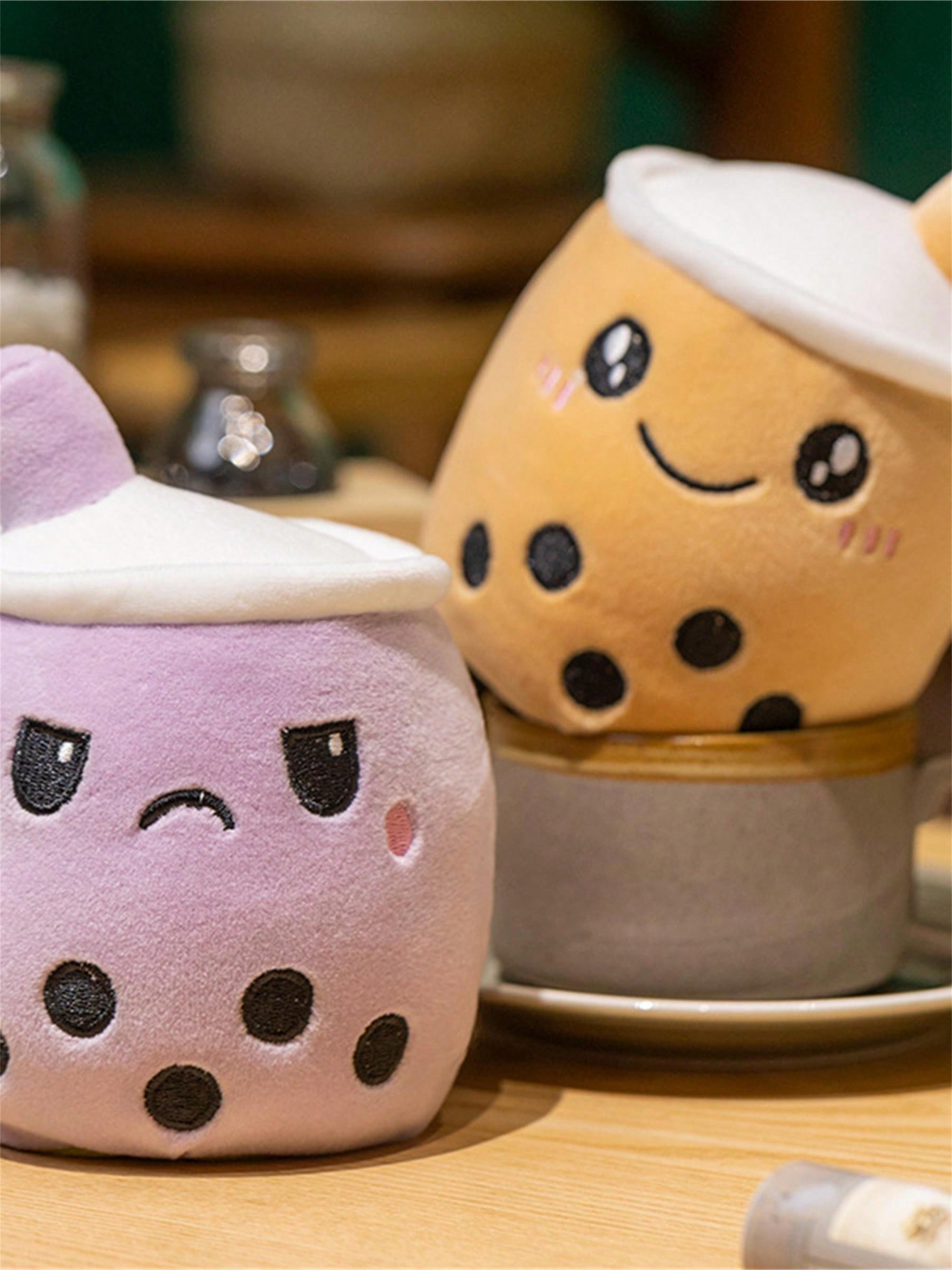 Cute Boba Milk Tea Plush Toy, Soft Stuffed Latte Americano Flavor ...