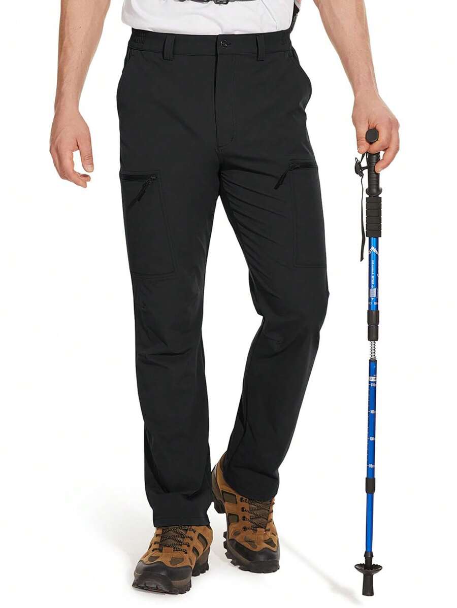 NASBING Men's Quick Dry Hiking Pants Lightweight Durable Waterproof ...