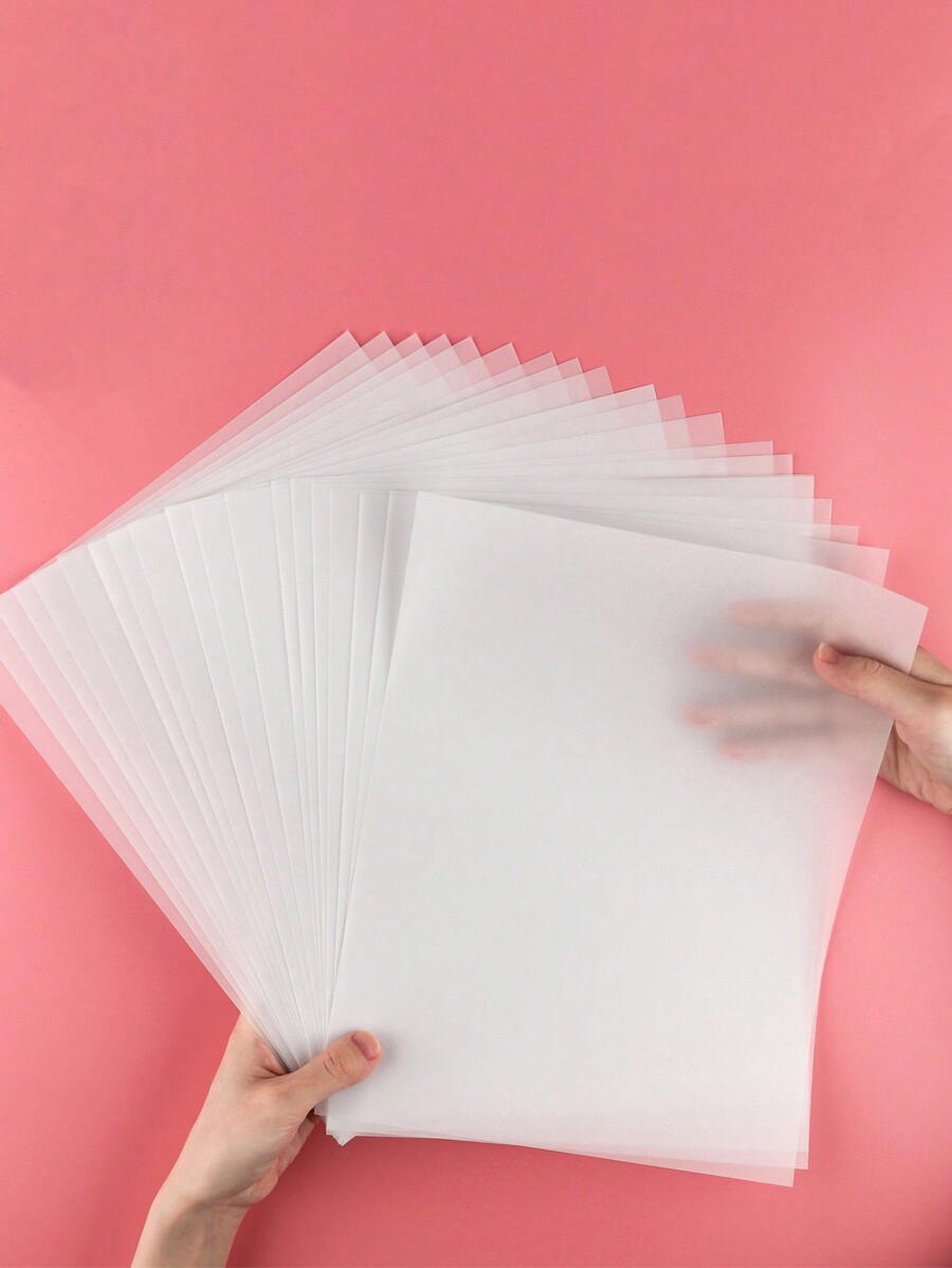 CYFUN DESIGN 30 Sheets/Pack Frosted Smooth Vellum Paper Sheets Heat ...