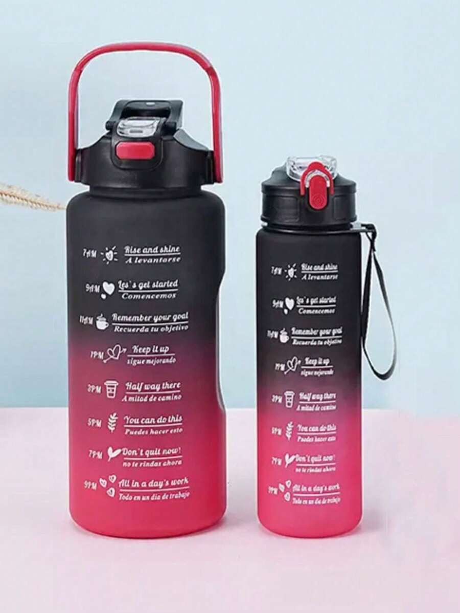 1pc 750ml /2L Large Capacity Sports Water Cup Space Cup Progressive ...