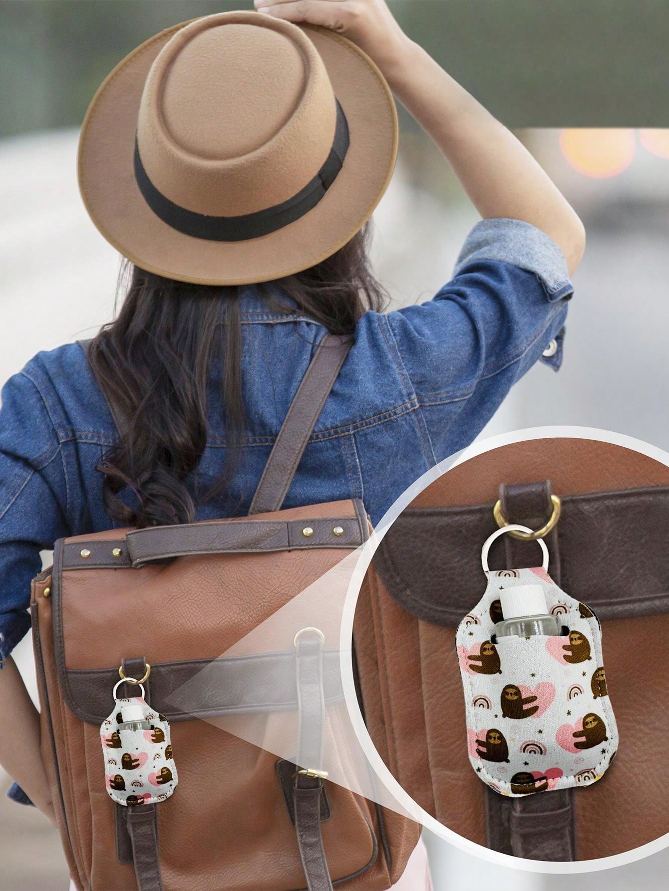 1pc/3pcs/5pcs Hand Sanitizer Bottle Holder With Cosmetic Sample Storage ...