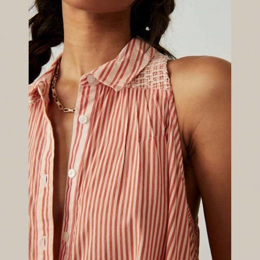 Free People FREE PEOPLE Be Real Mini Dress In Rust Combo | SHEIN USA