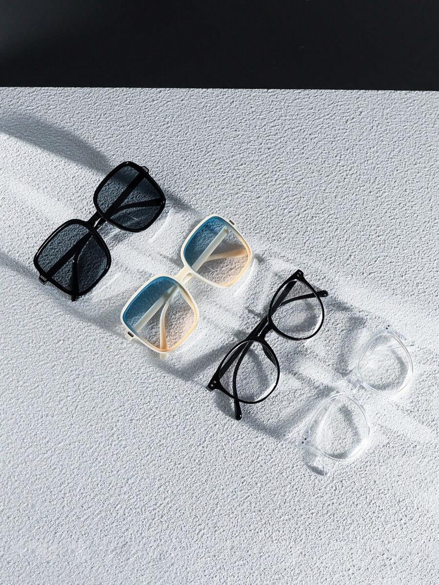 Women's Youthful Campus-Style Casual & Stylish Eyeglasses Combo ...