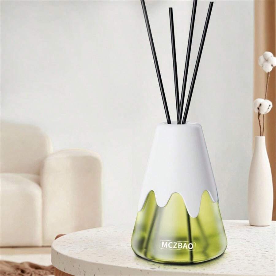 1 Bottle Of 130ml White Musk Scented Transparent Square Aromatherapy ...