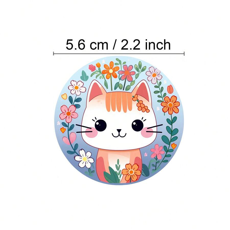 52 Pcs Unique Face Stickers, Cute Pretty Cool Aesthetics Cartoon Vinyl ...