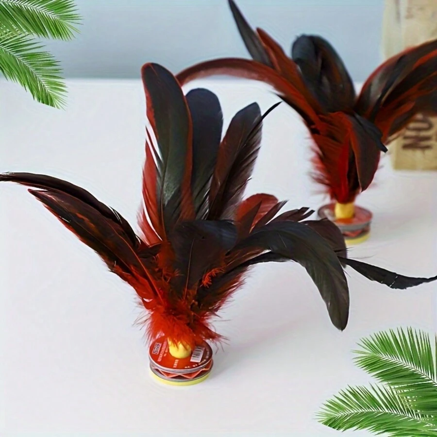 1pc Rooster Feather Jianzi For Competition & Professional Kicking ...