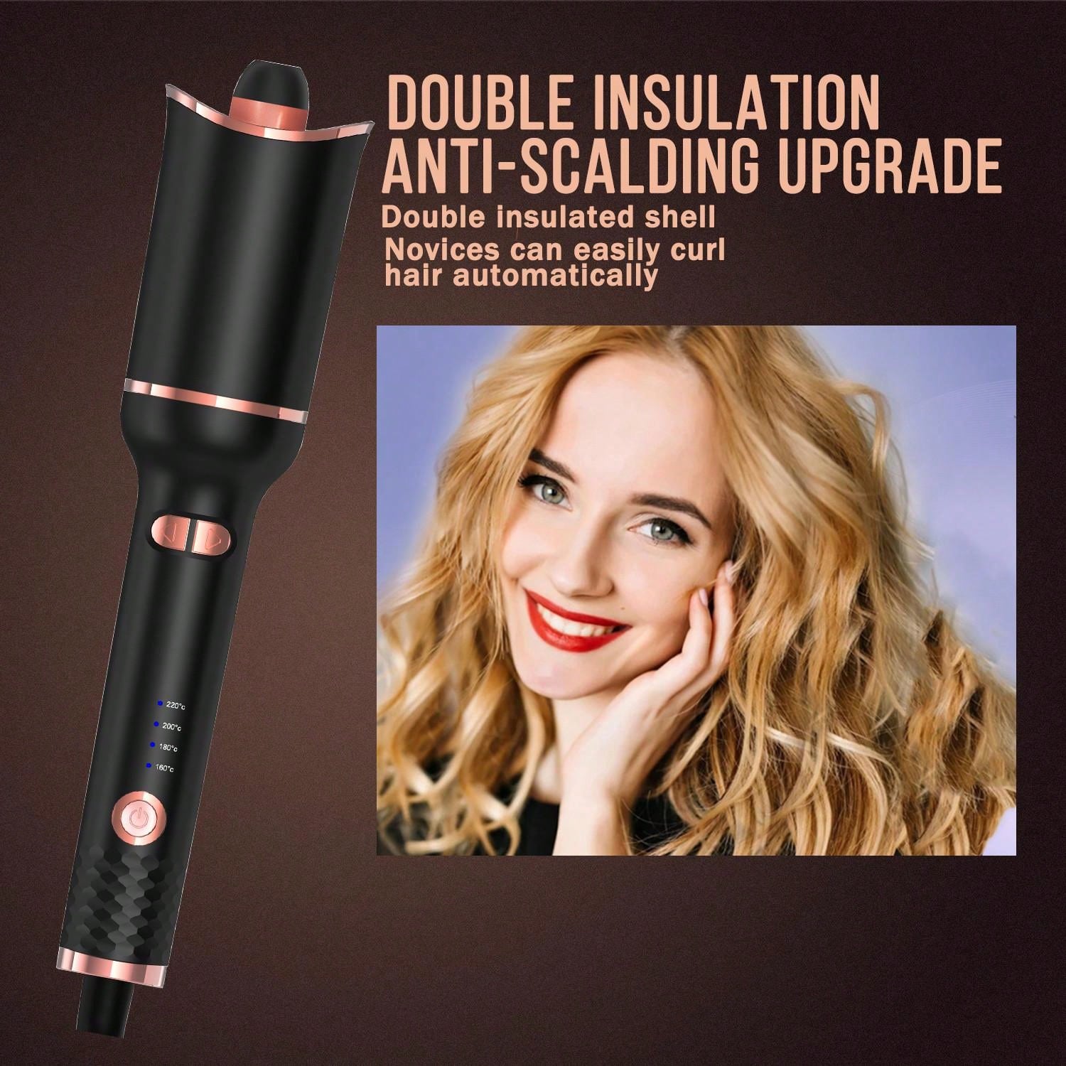 Automatic Hair Curler Ceramic Rotating Hair Curling Iron Curling Wand ...