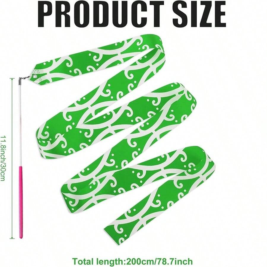 Rhythmic Dance Ribbon, Gymnastics Ribbon, Twirling Baton, Suitable For ...