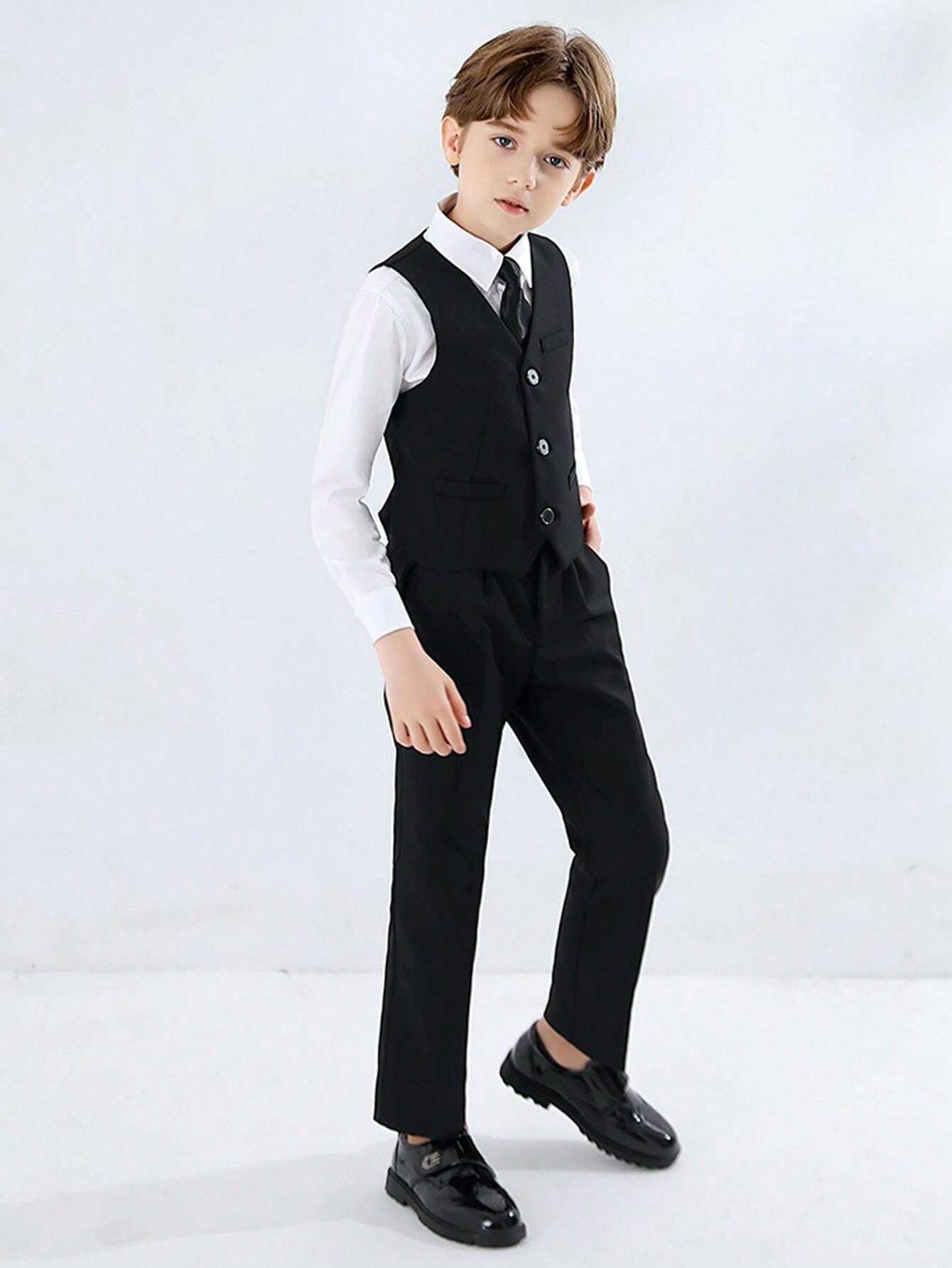 Tween Boy Gentleman Formal Suit Set | SHEIN UK