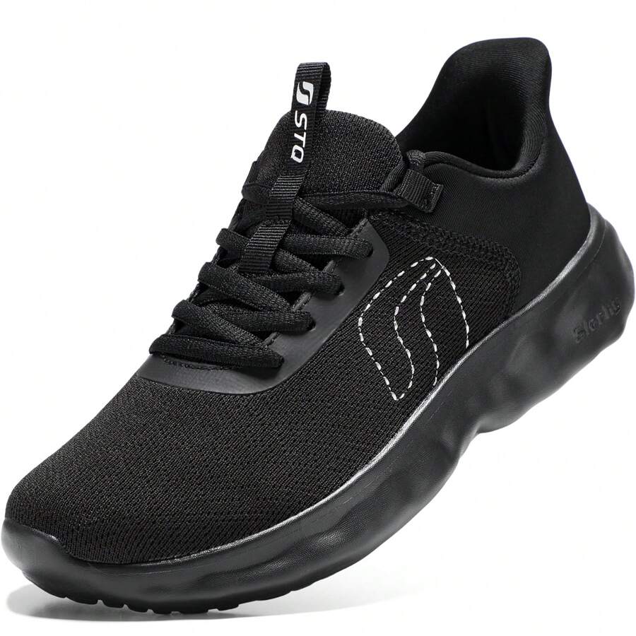 STQ Walking Shoes Women Hands Free Slip On Sneakers With Arch Support ...