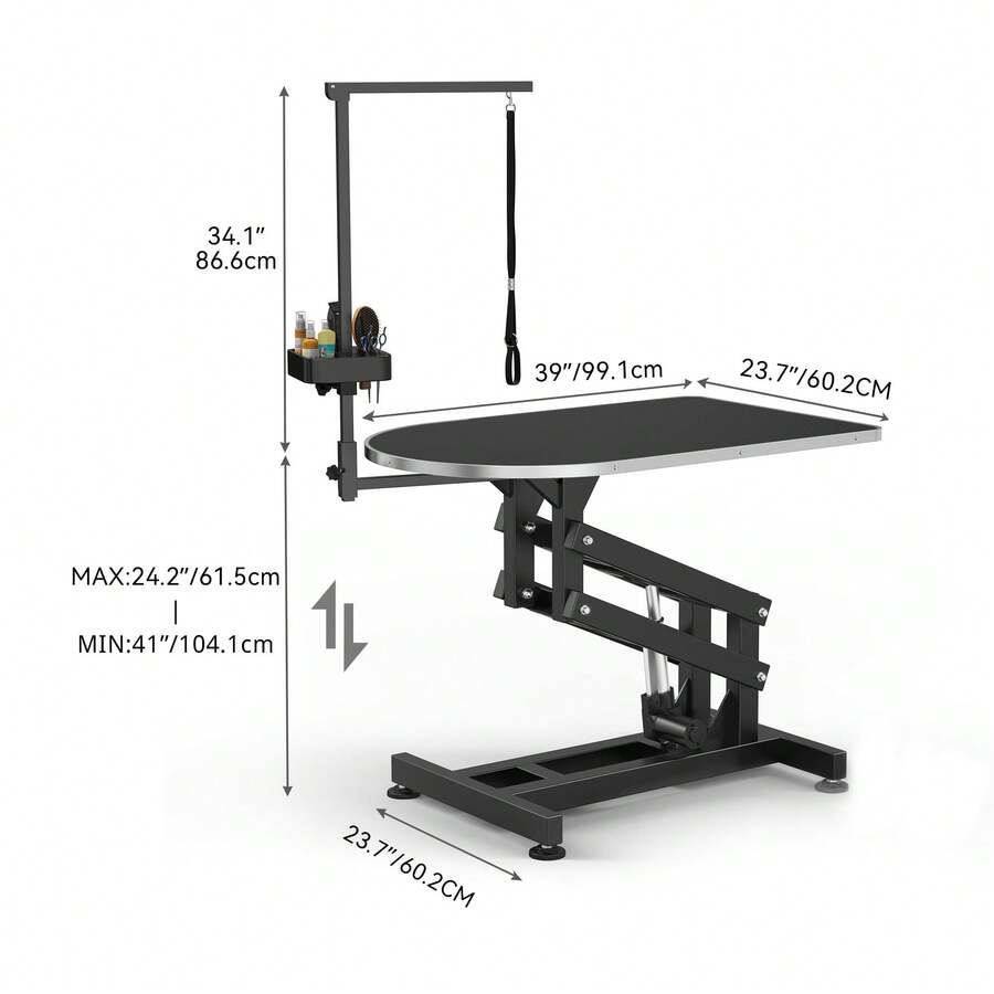 YITAHOME 39" Electric Lift Dog Grooming Table Desktop For Small To ...