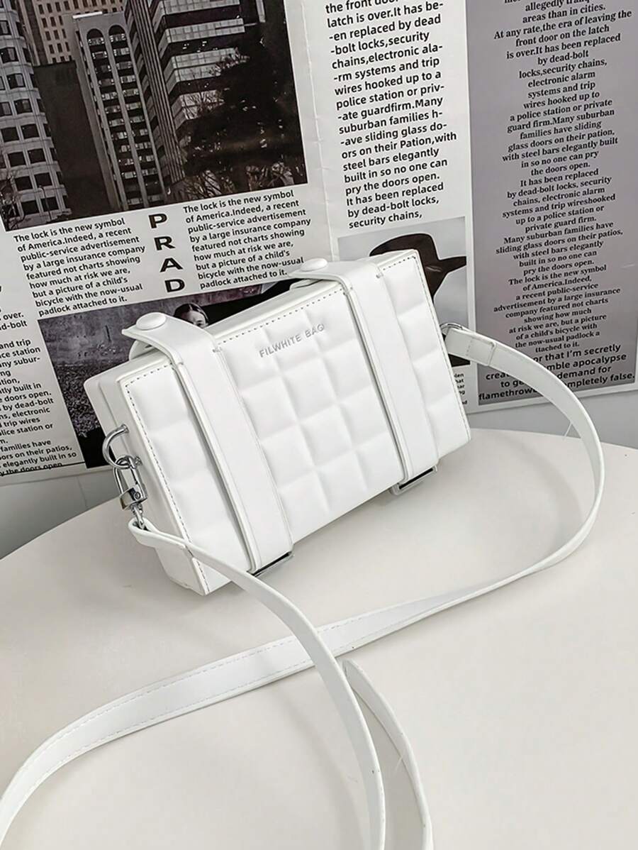 1pc Trendy Square Bag For Men Or Women New Argyle Small Square Bag ...