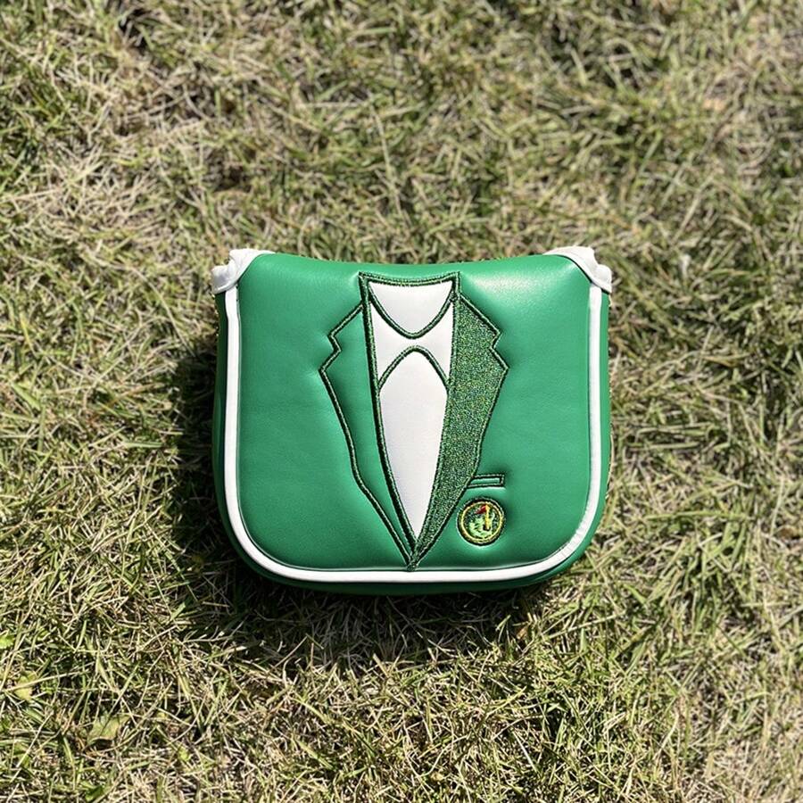 Creative Green Jacket Pattern Golf Club Headcover With Magnetic Closure ...