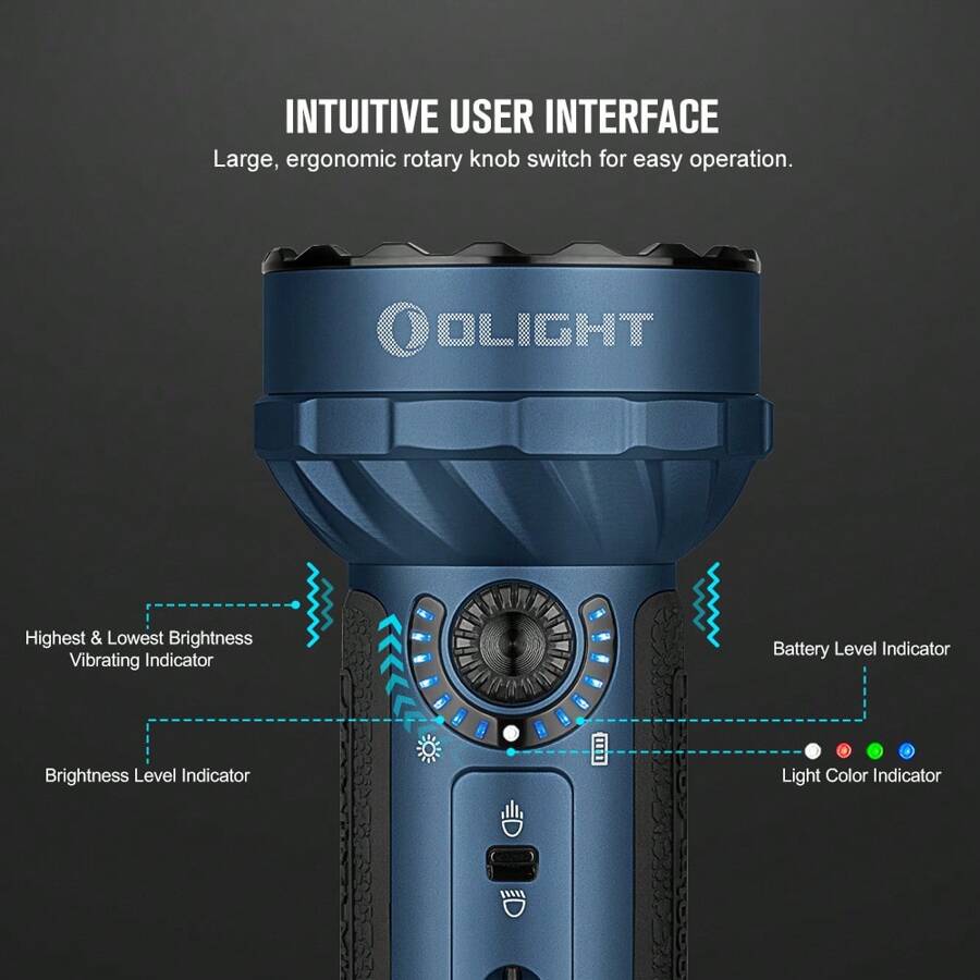 OLIGHT Marauder Mini 7,000 Lumens Bright Flashlight With 600 Meters ...