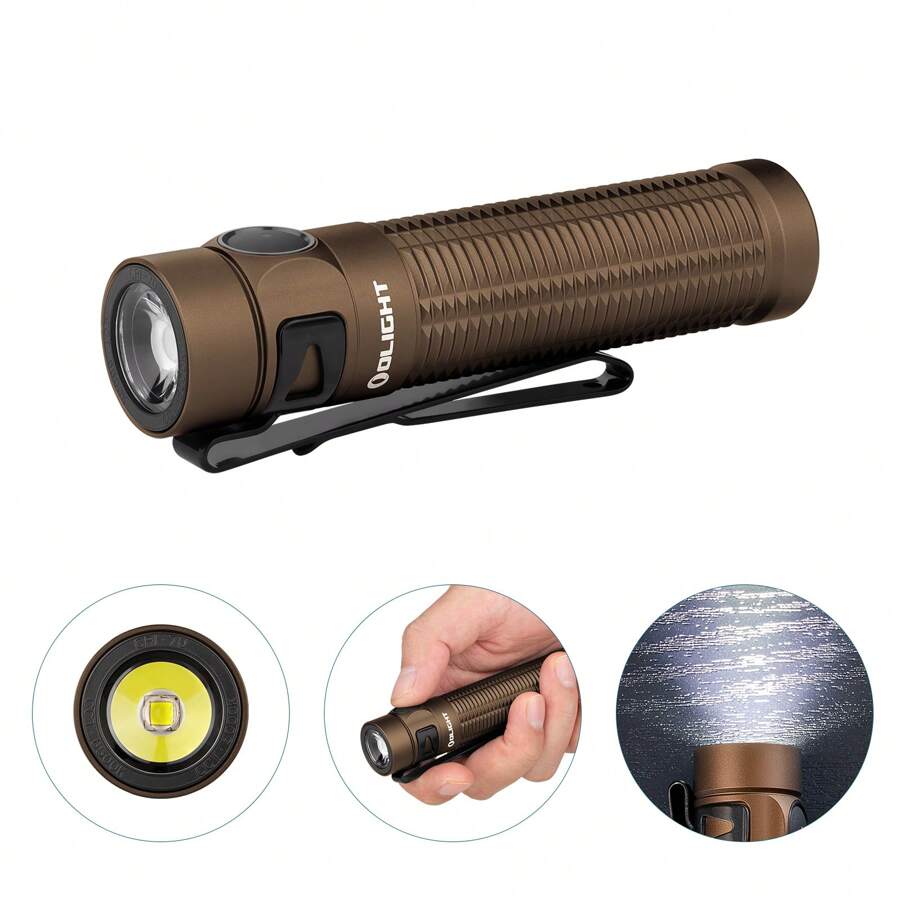 OLIGHT Baton3 Pro 1500 Lumens EDC Rechargeable Flashlights With MCC3 ...
