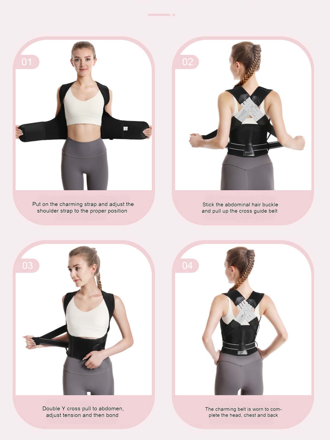 1pc Prevention Of Hunchback Correction With Back Correction With ...