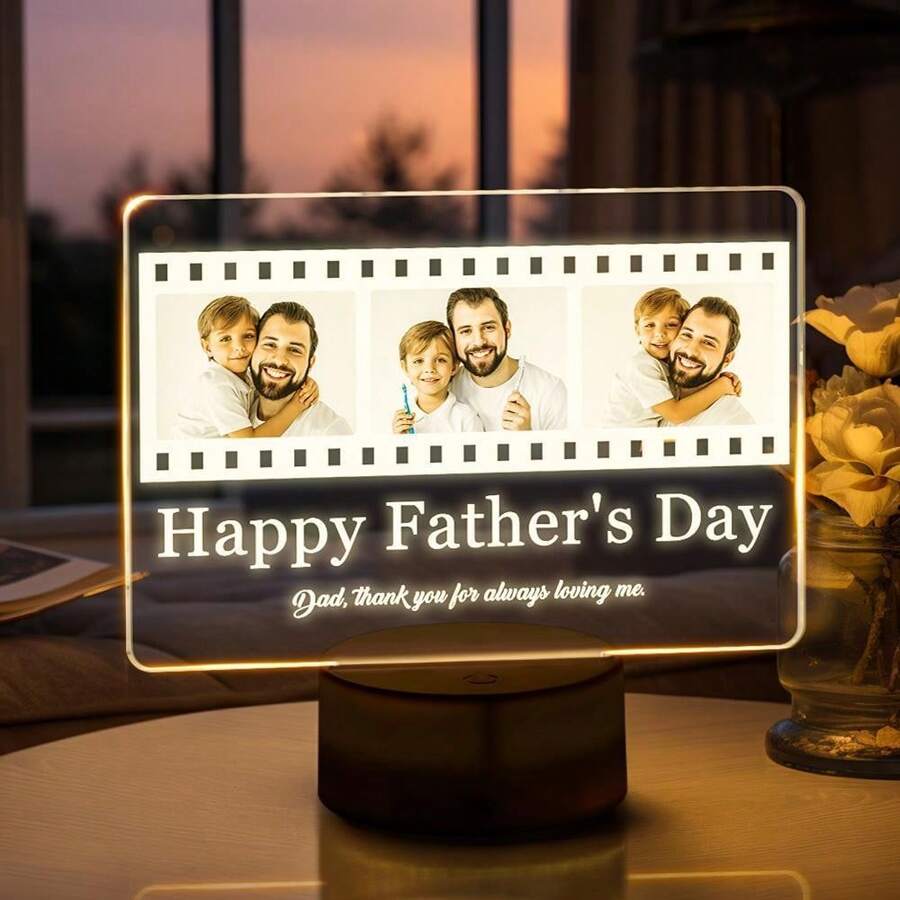 1 Pc Customized Acrylic Night Light, Personalized Night Light For ...