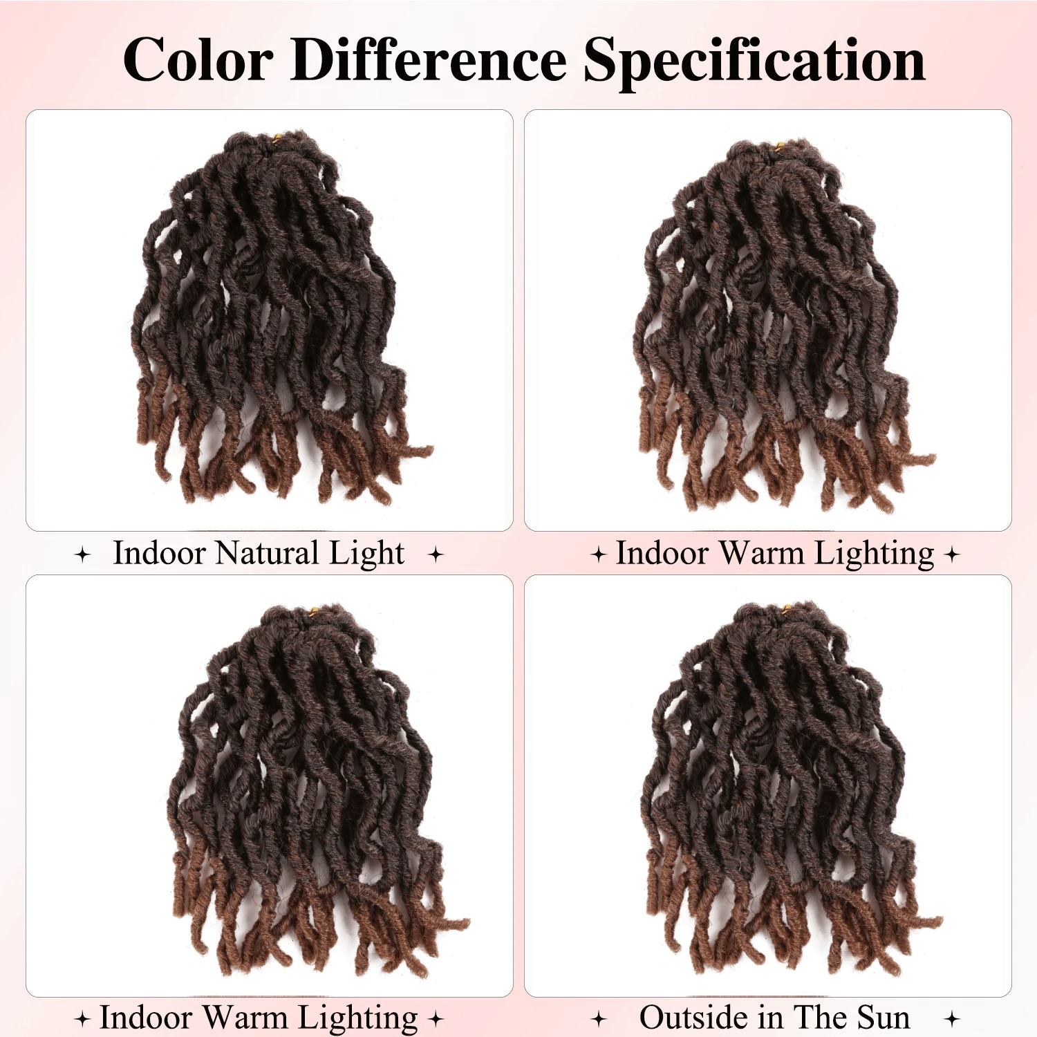 Short Faux Locs Crochet Hair For Faux Locs Crochet Hair 8 Inches Soft ...