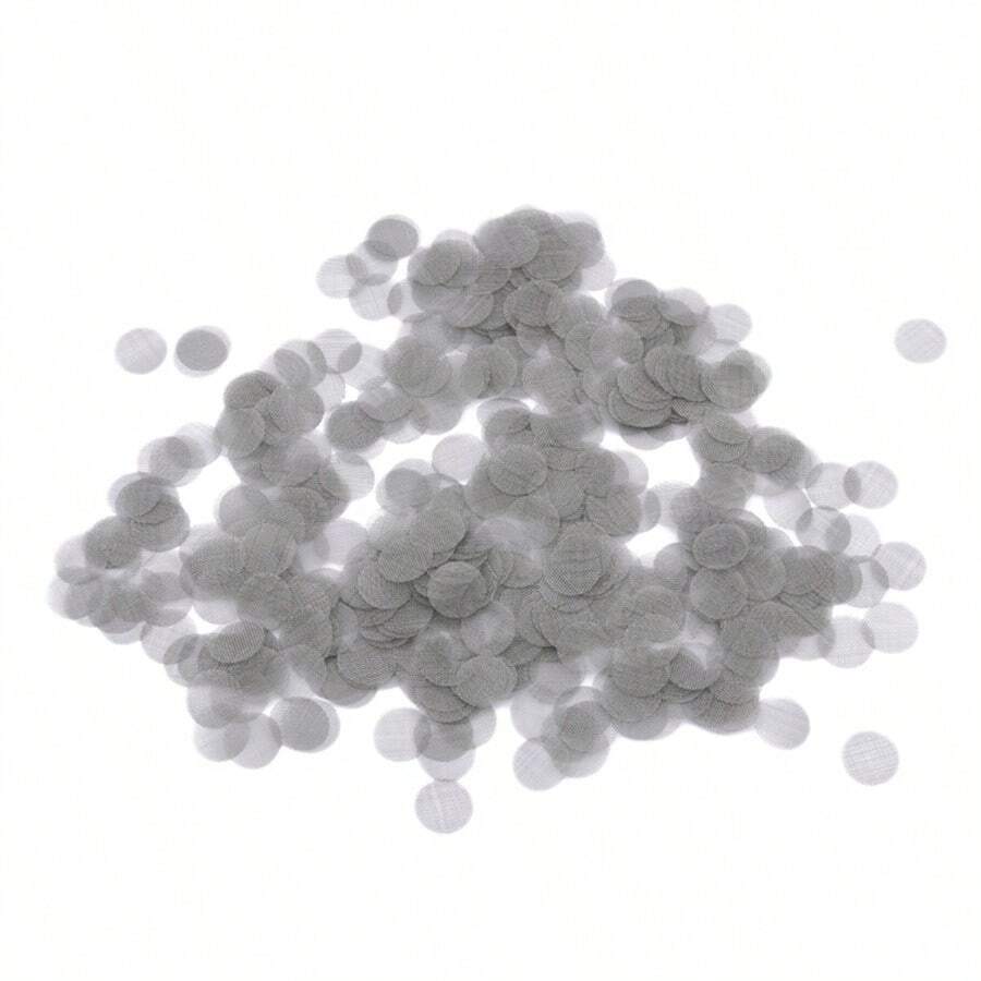 1 Pack/500 Pcs Stainless Steel Filter Screen Round Mesh Woven Wire ...