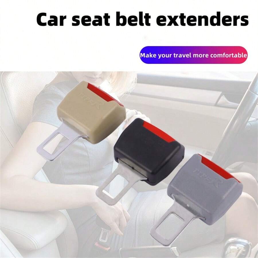 2pcs Car Seat Belt Extension Buckle, Adjustable & Universal Seatbelt ...
