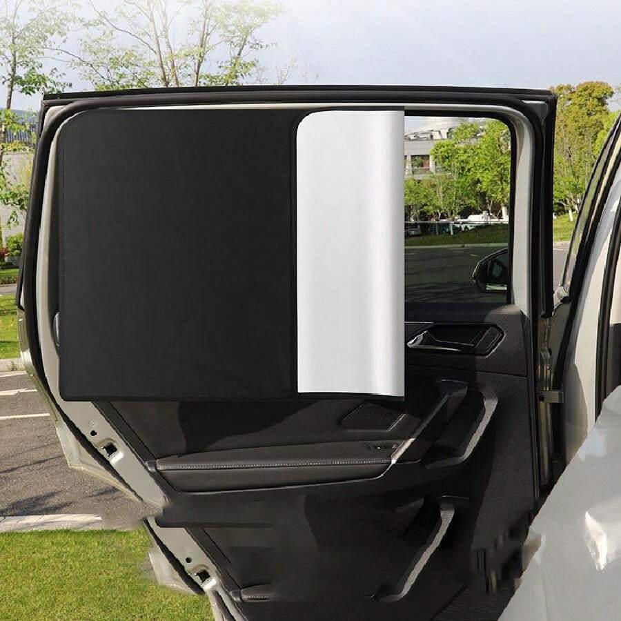 1pc Automotive Rear Window Sun Shade With Insulated Blackout Vinyl ...