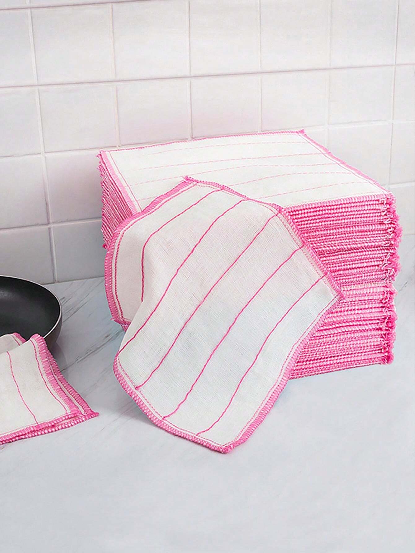 Conjunto de 5 Panos de Limpeza de Microfibra Absorvente - Toalhas de ...