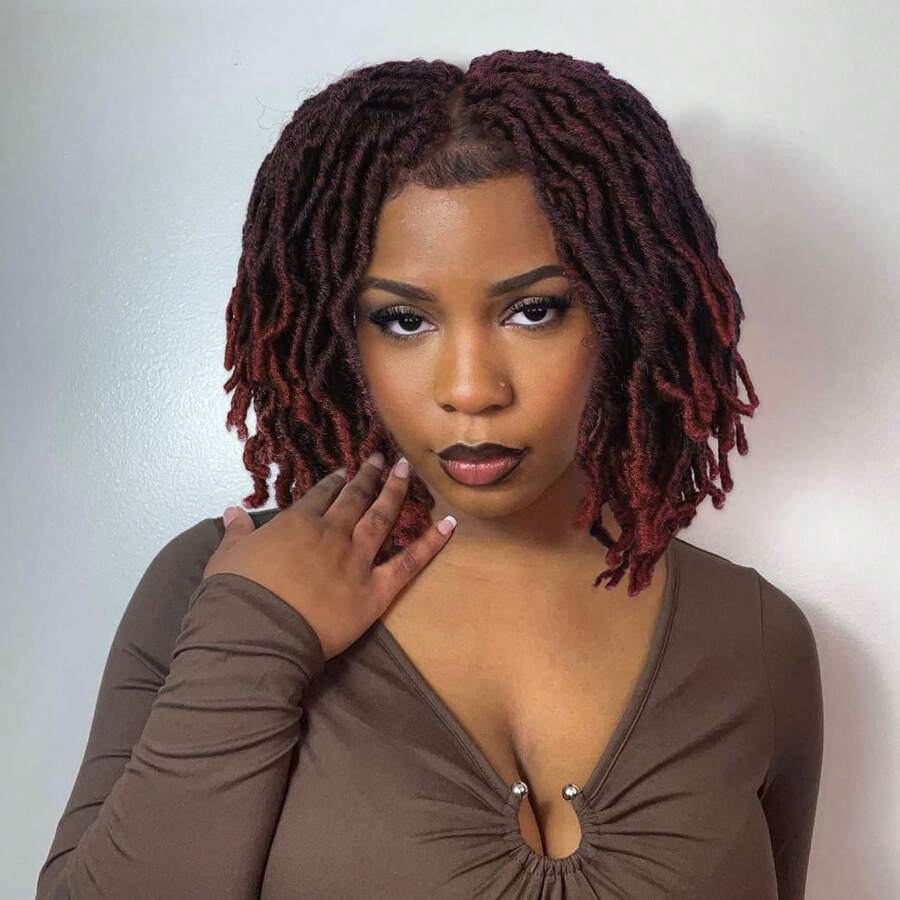 Short Faux Locs Crochet Hair For Faux Locs Crochet Hair 8 Inches Soft ...