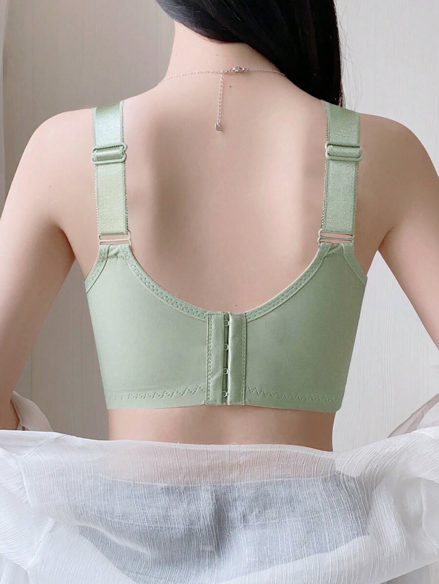 Women's No Wire Push Up Bra With Side Support And Underarm Coverage To Prevent Sagging & Control ...