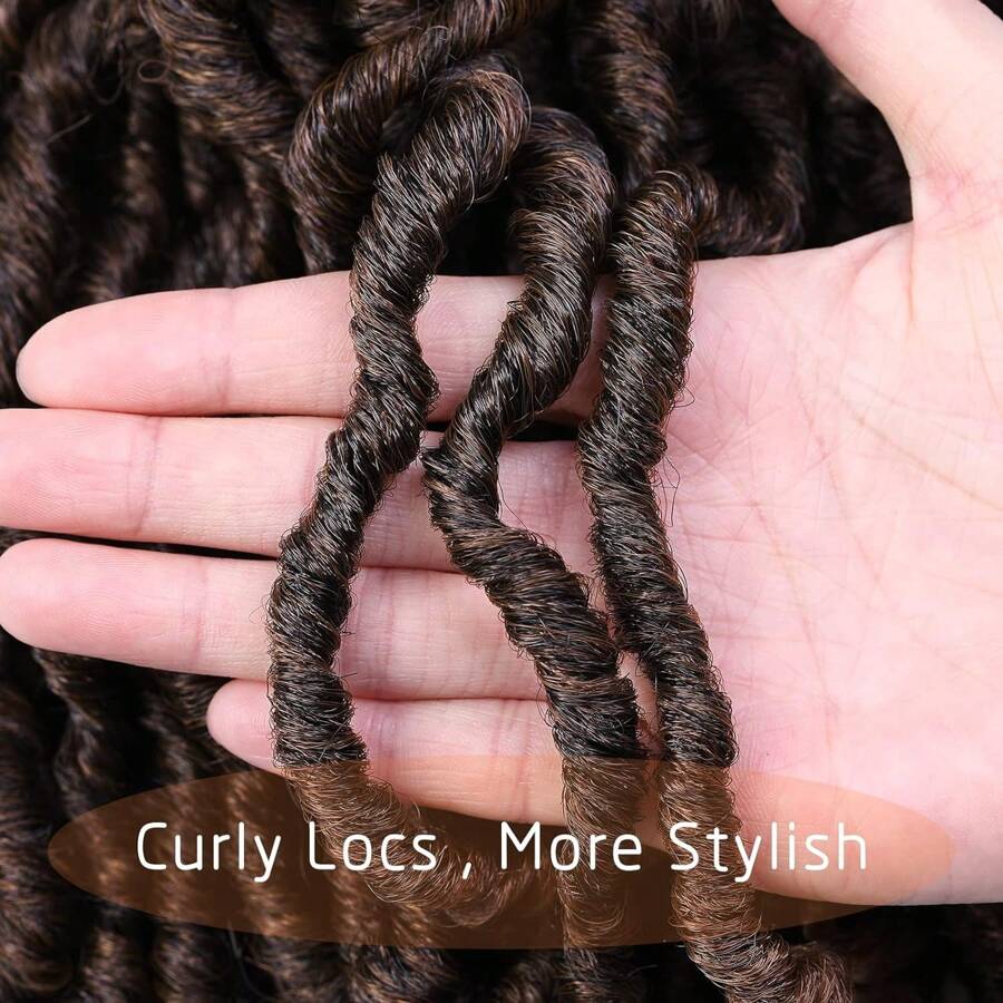 Short Faux Locs Crochet Hair For Faux Locs Crochet Hair 8 Inches Soft ...