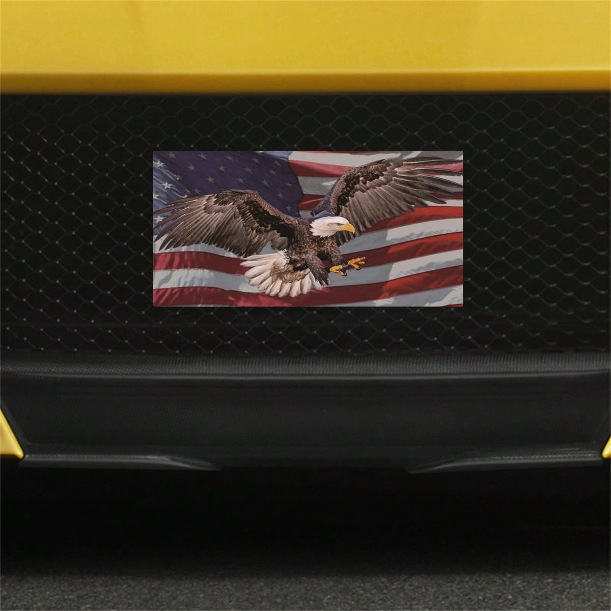 1pc 6 X 12 Inch Metal Tin Sign Tag Eagle USA Flag License Plate,Car ...