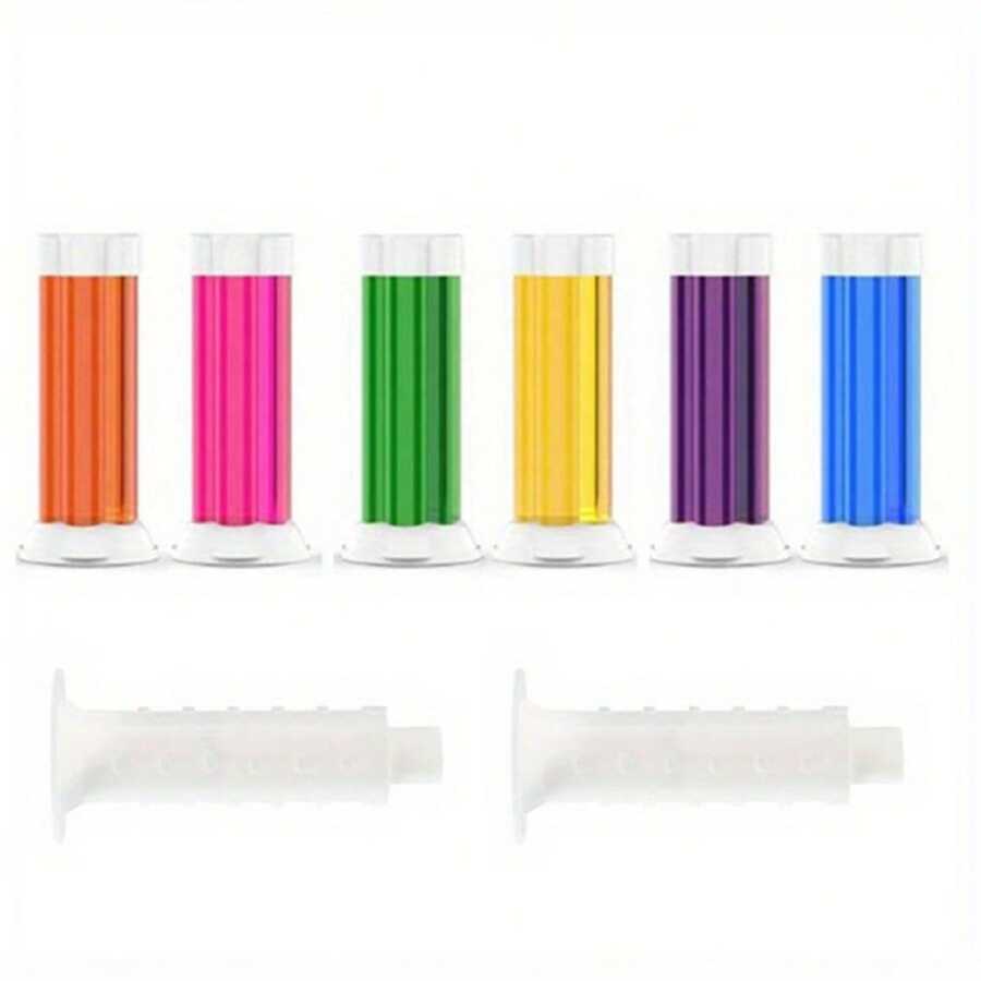 6 Packungen Toiletten Gel Stempel, 84 Blumen Toilette Duftverfrischer ...