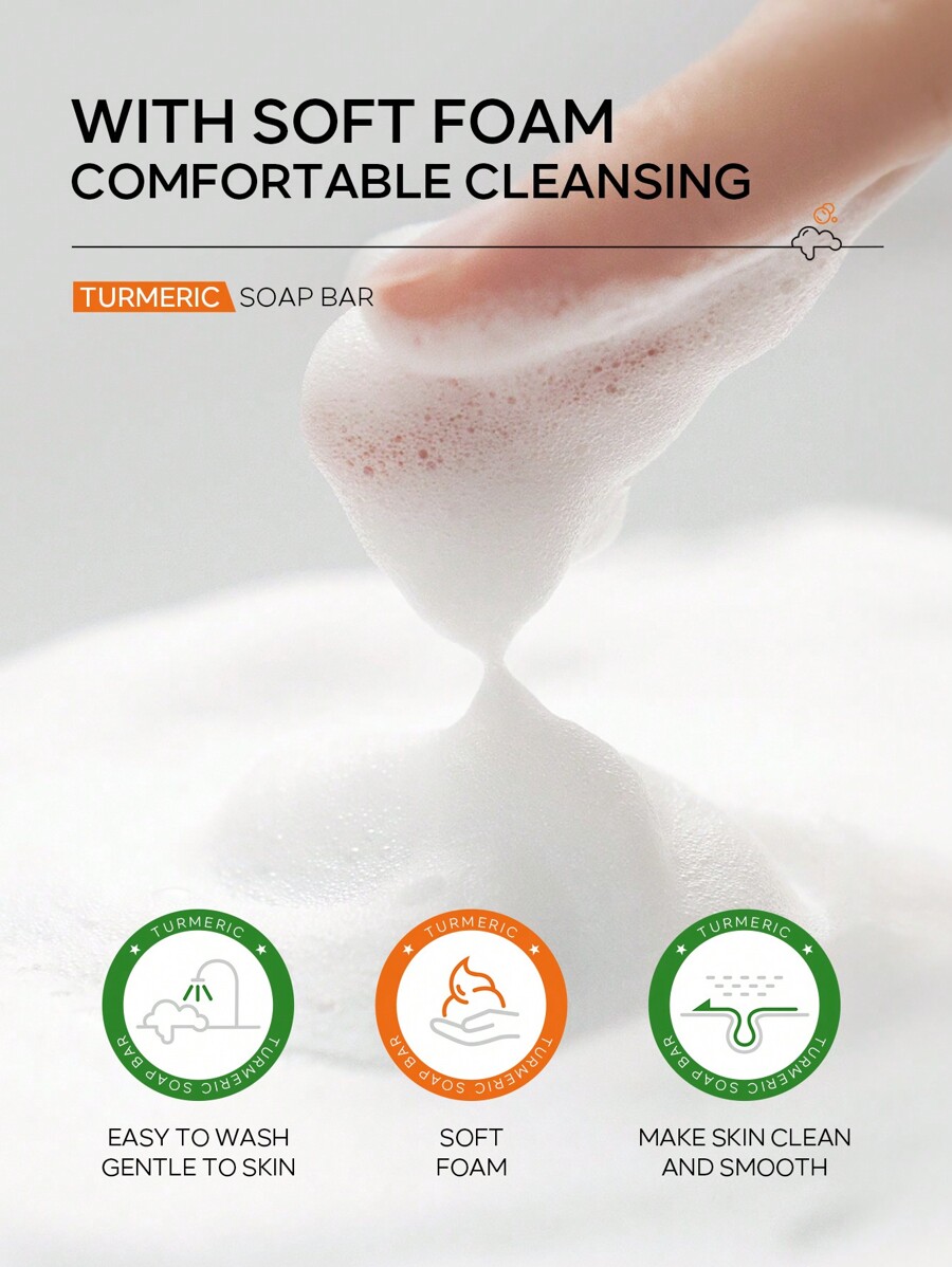 Quiyum Turmeric Essential Oil Soap 100g For Face And Body Cleansing ...