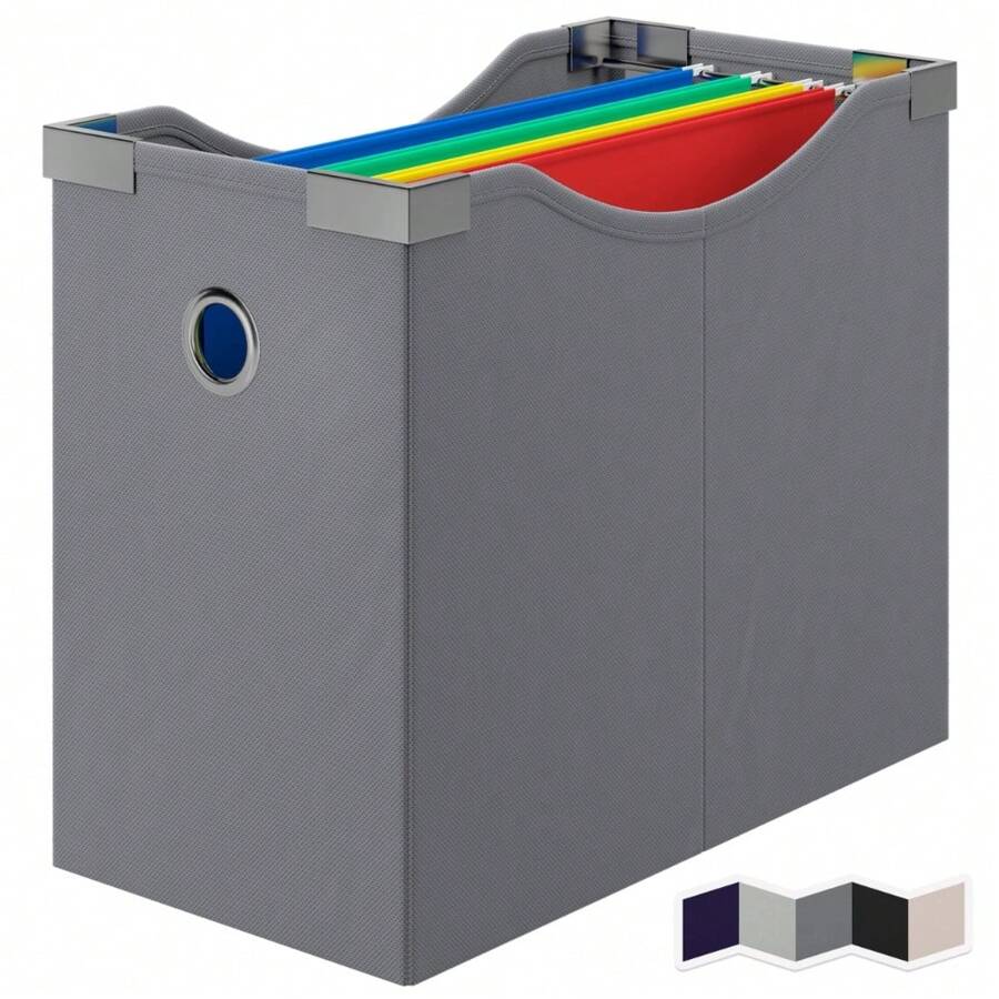 Hanging File Organizer Boxes For Home Or Office Storage. Desktop Filing ...