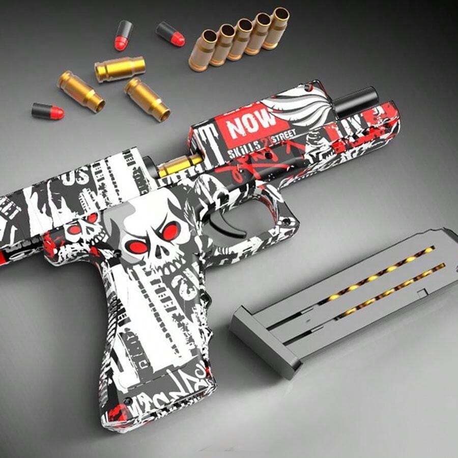 A Toy Gun With Sponge Soft Bullets And Shell Ejecting Mechanism | SHEIN UK