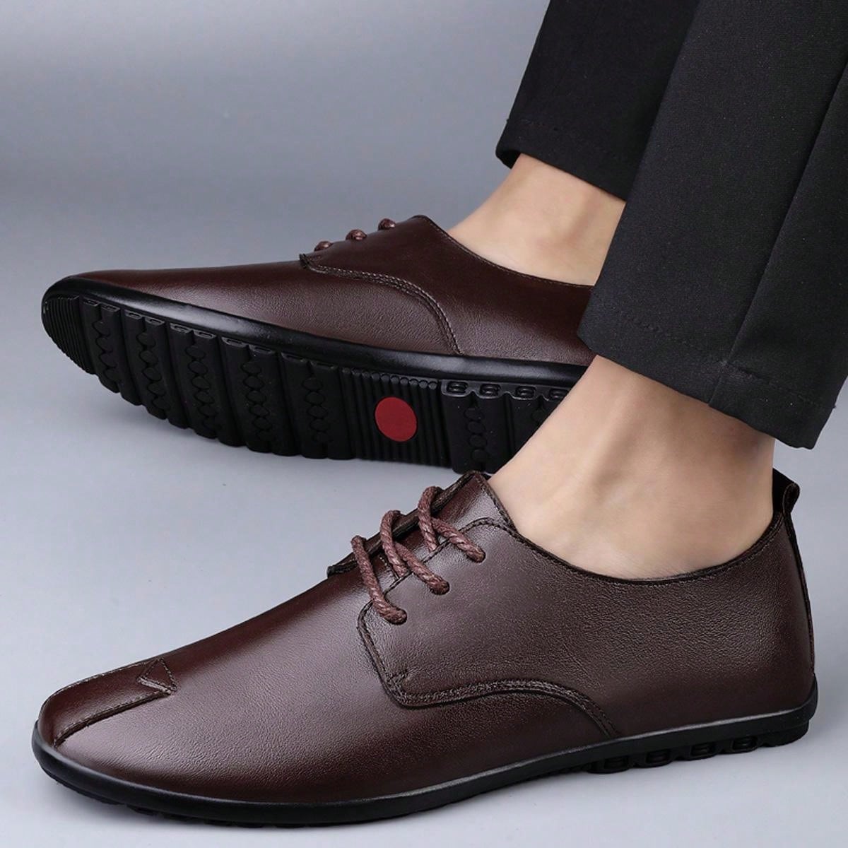 2024 New Spring Breathable Men's Soft Bottom Comfortable Business ...