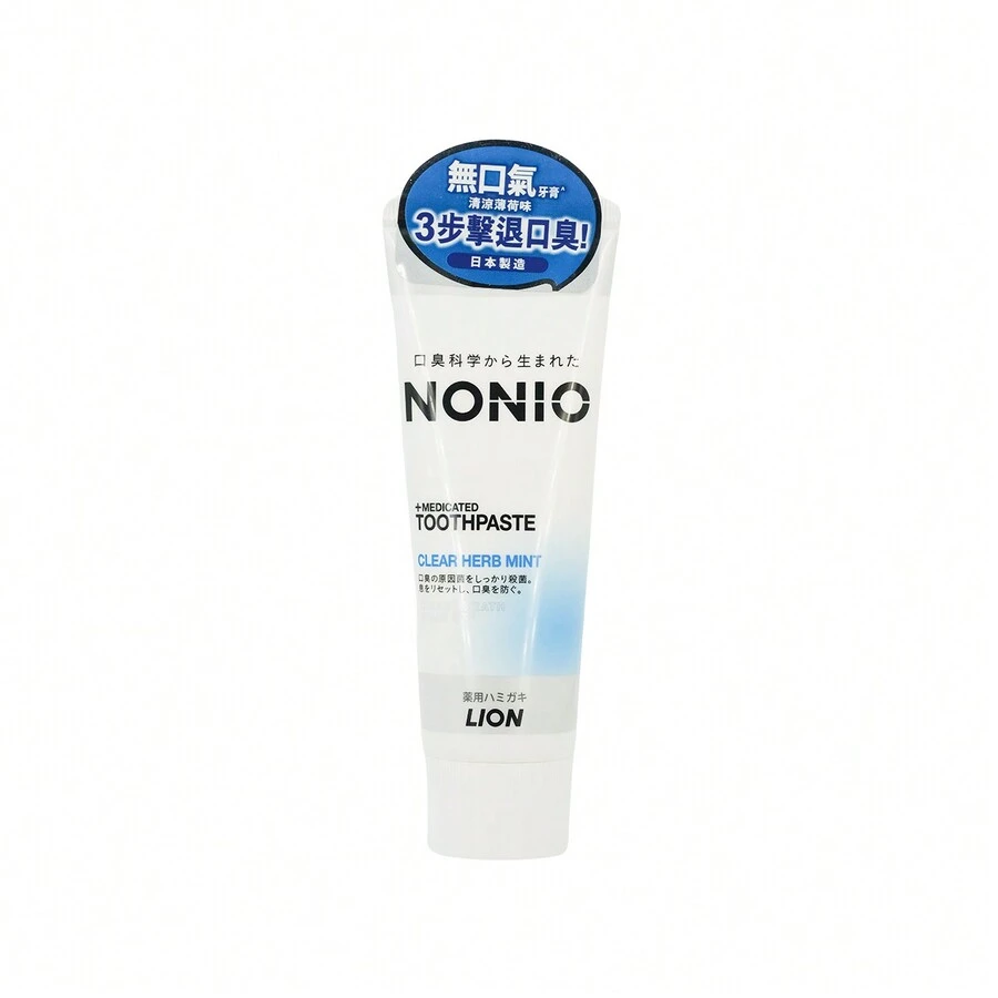 LION Nonio Toothpaste (Clear Herb Mint) (130g) | SHEIN JAPAN